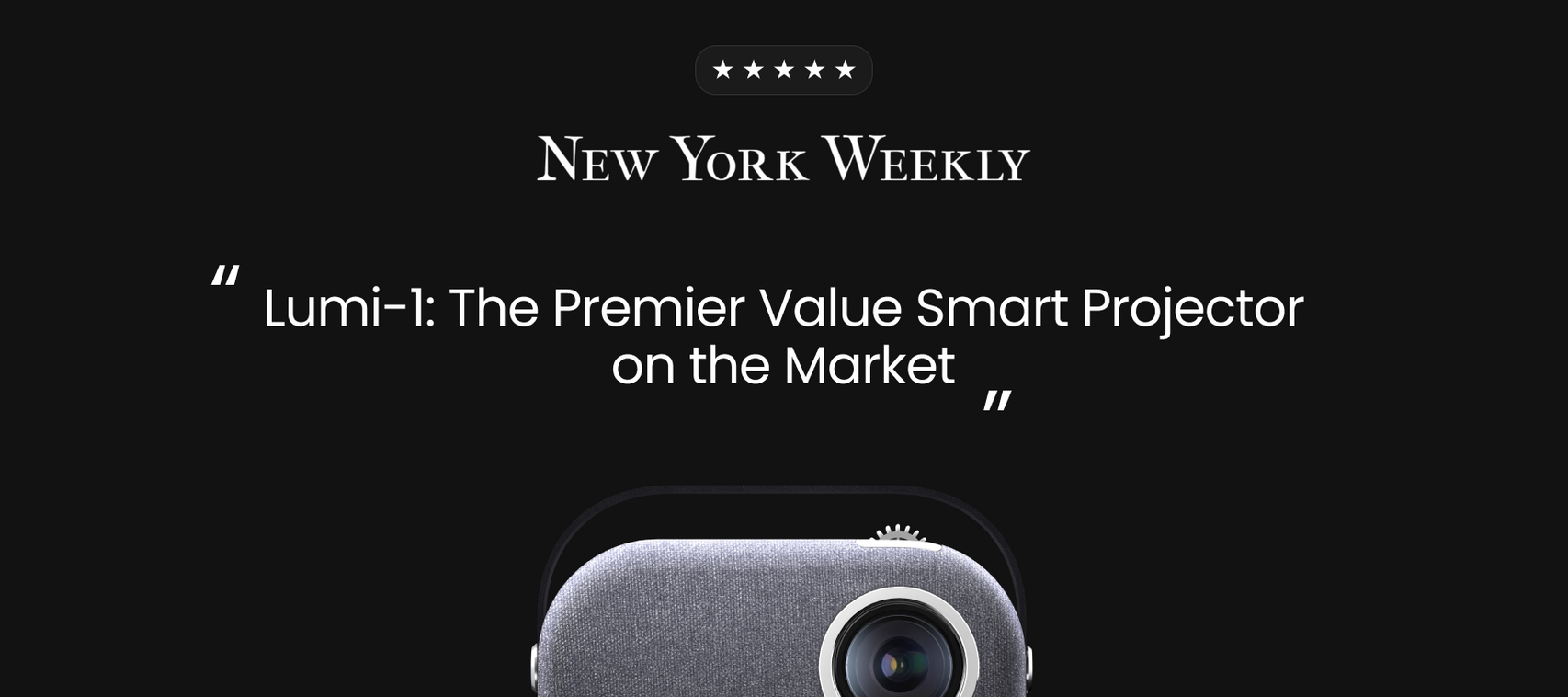 Lumi - Your Playfully Portable, HD Smart Projector – Lumi Labs, Inc.